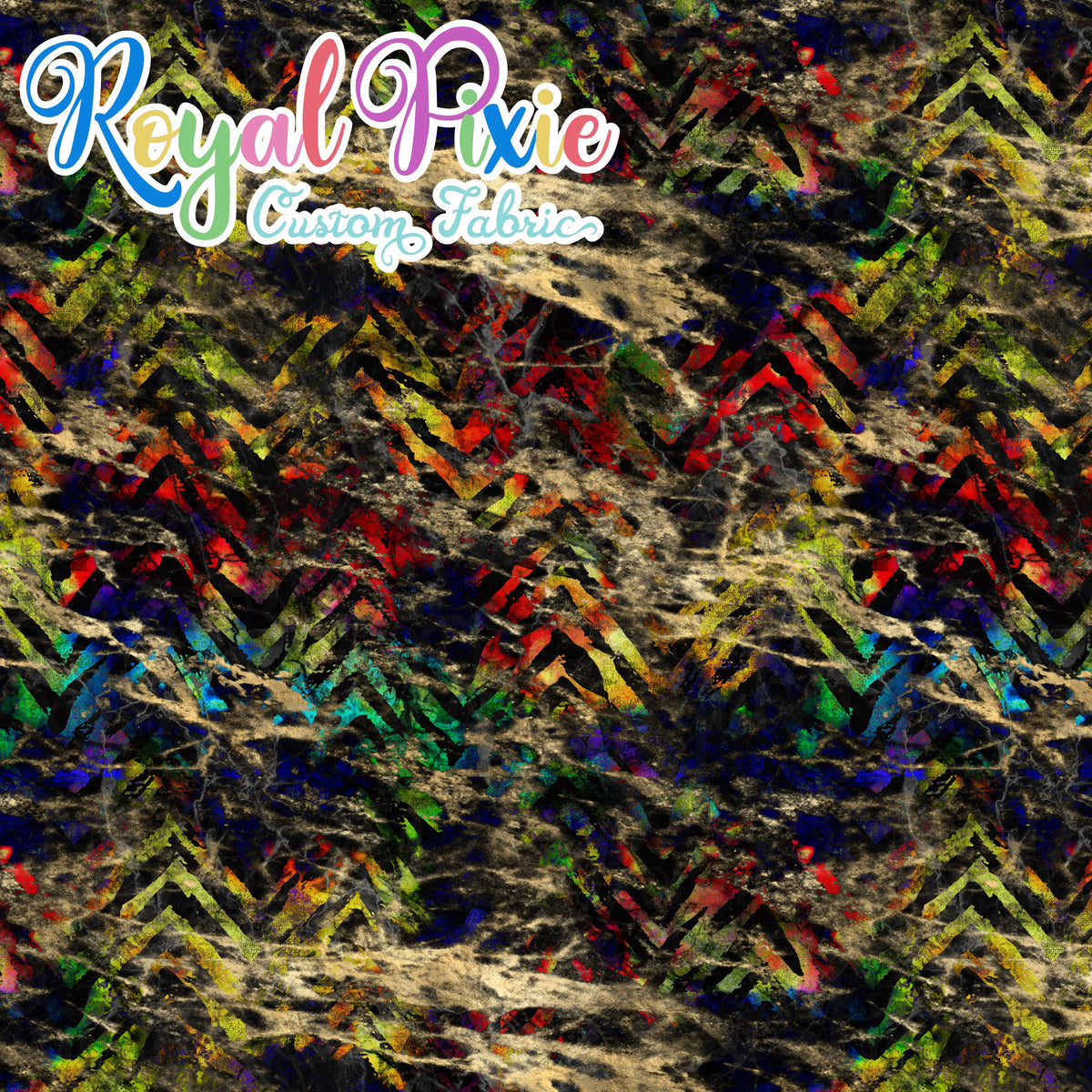 Vinyl Retail - Gold Chevron – Royal Pixie Custom Fabric