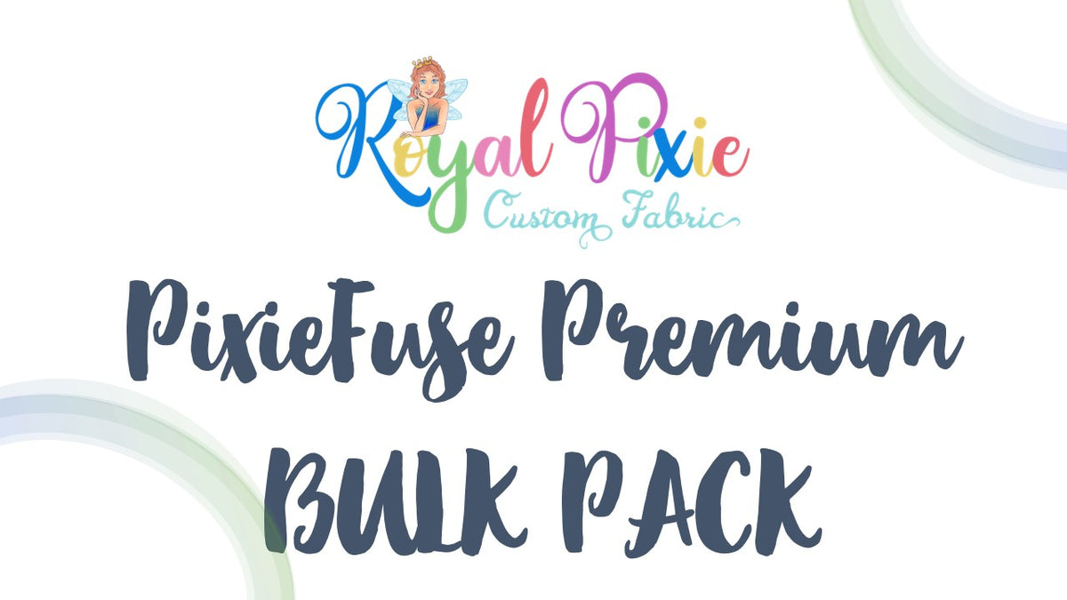 PixieFuse Premium Interfacing BULK PACK – Royal Pixie Custom Fabric