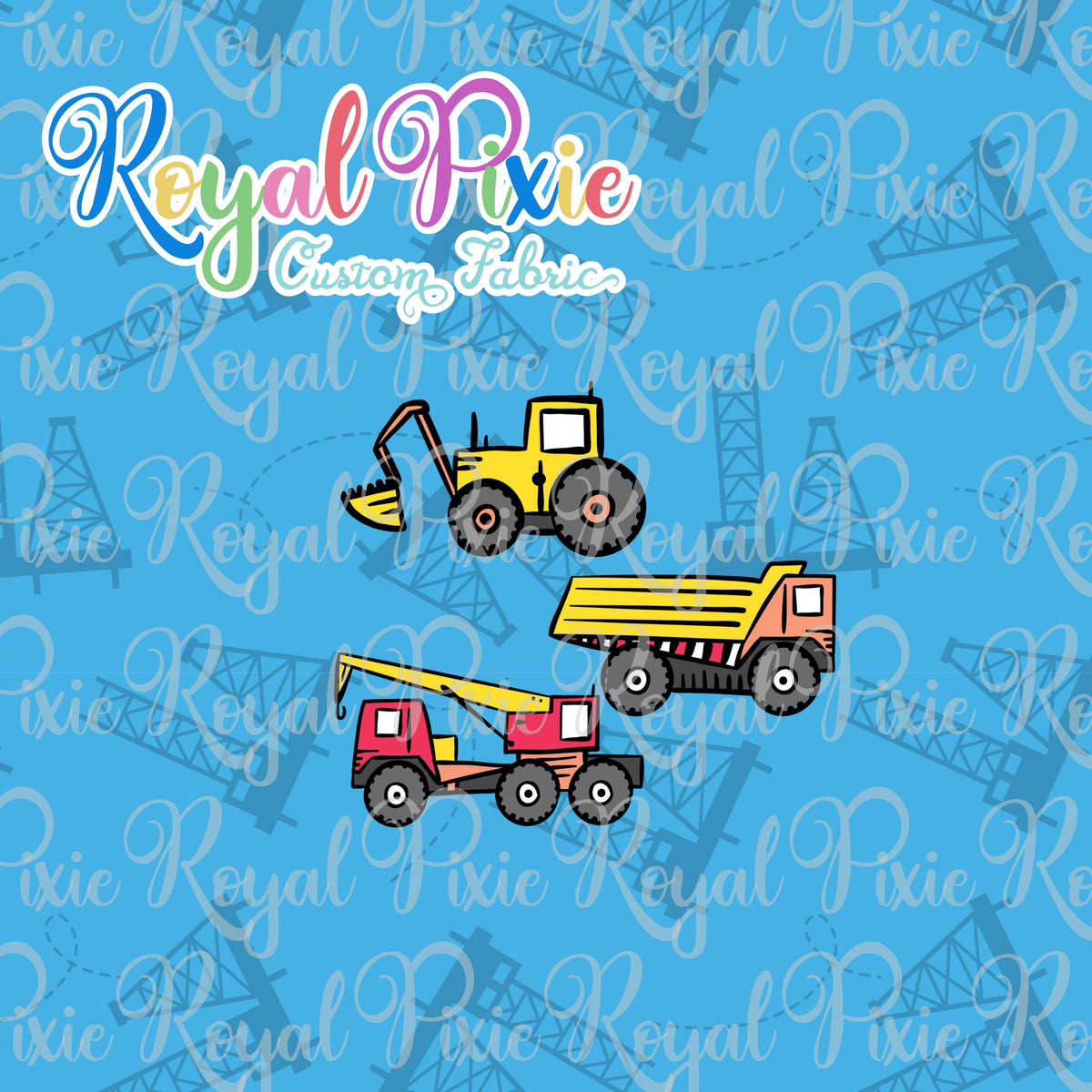 Retail Construction Panel – Royal Pixie Custom Fabric
