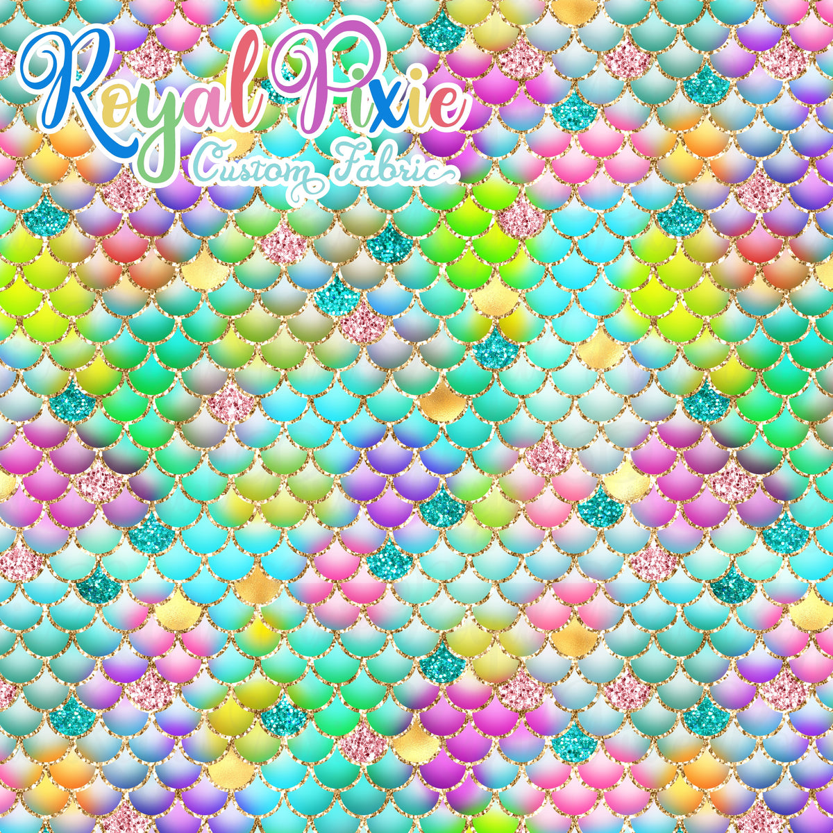 Vinyl Retail - Mermaid Scales Glitter Rainbow Pastel – Royal Pixie ...