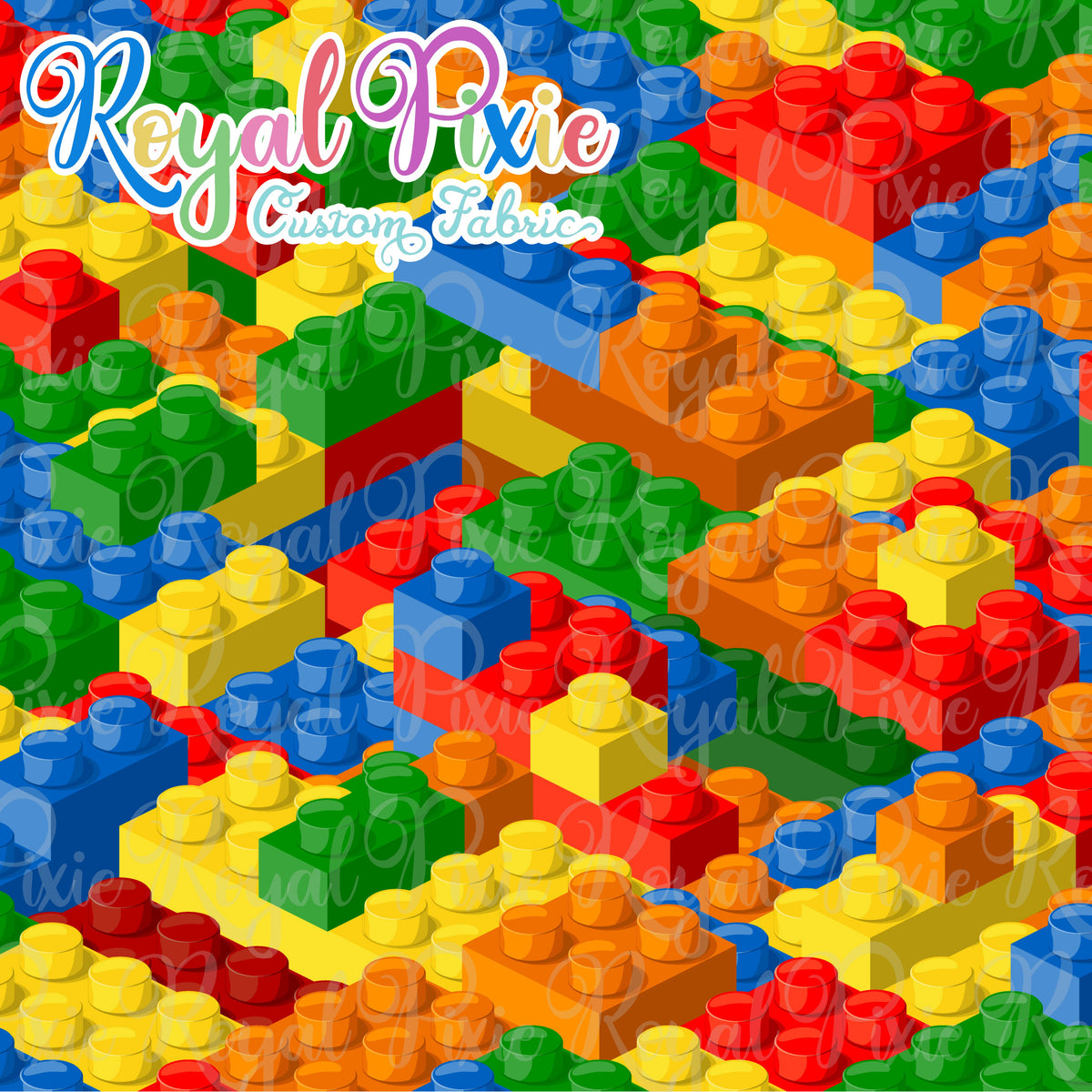 Vinyl Retail - Blocks Stacked – Royal Pixie Custom Fabric