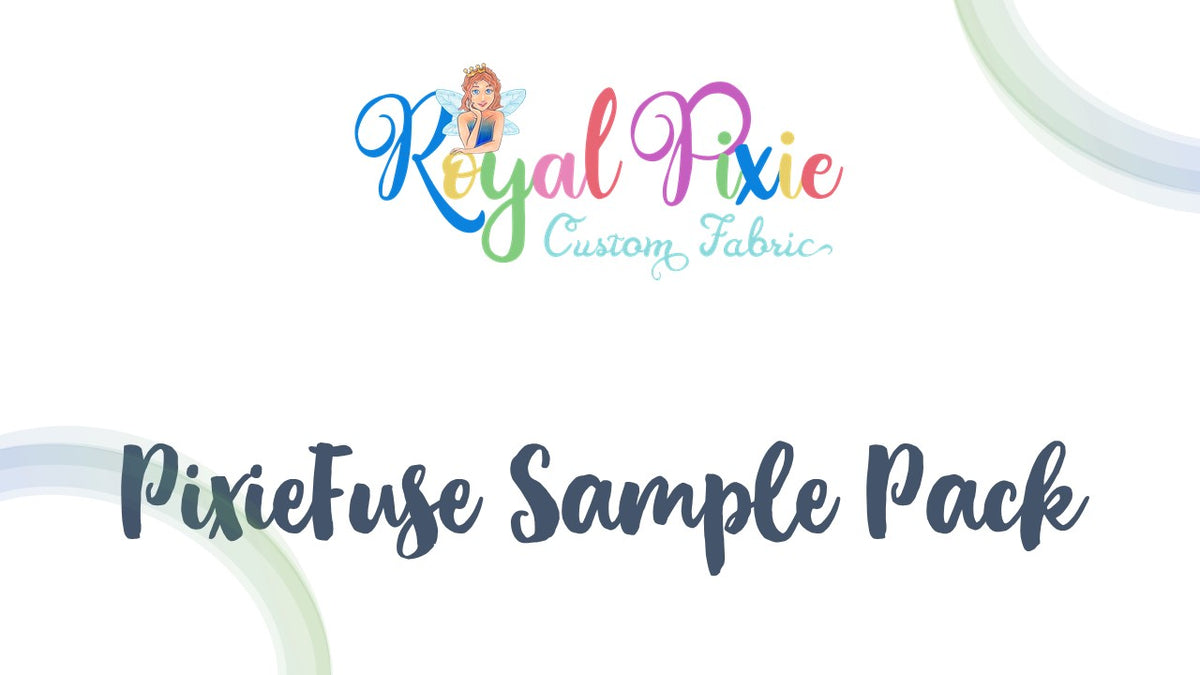PixieFuse Interfacing Sample Pack – Royal Pixie Custom Fabric